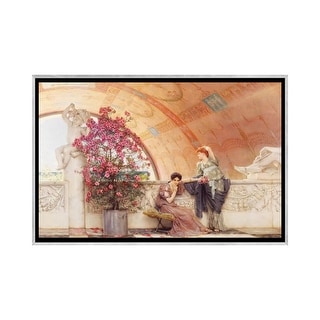 iCanvas "Unconscious Rivals, 1893 " by Sir Lawrence Alma-Tadema Framed - Bed Bath & Beyond ...